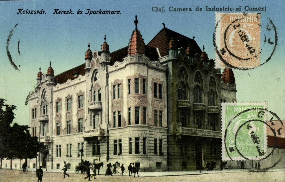 romania, CLUJ NAPOCA, Camera de Industrie și Comerț (1925) Postcard | eBay