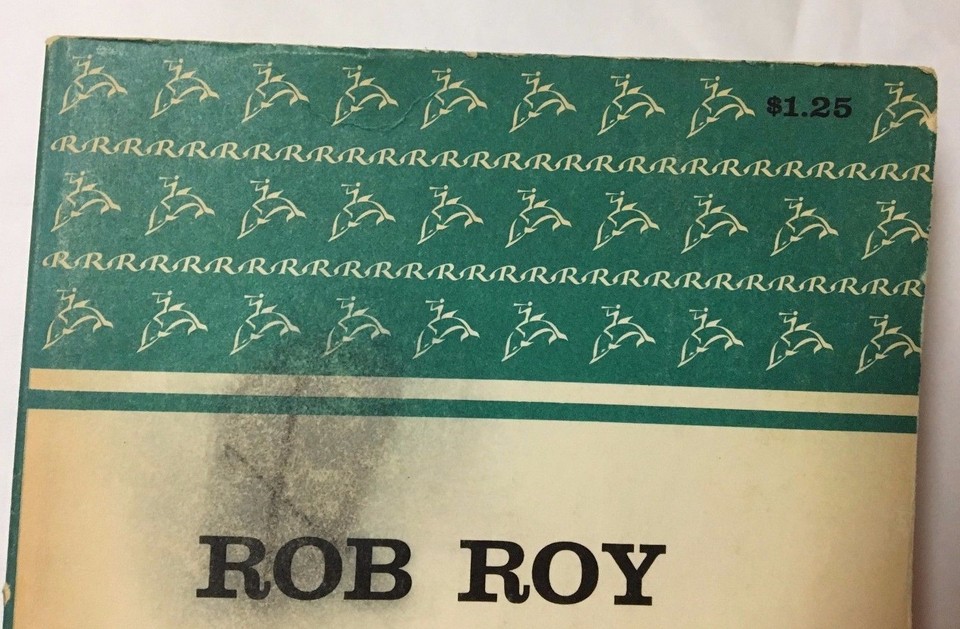 Rob Roy by Sir Walter Scott 1956 Edition Houghton Mifflin Boston ...