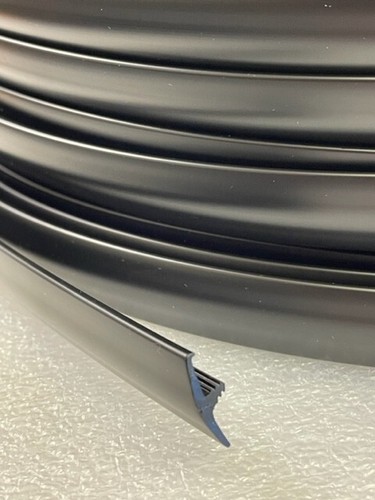 20 METRE BLACK EDGING SINGLE T TRIM caravan table 15mm knock on camper ...