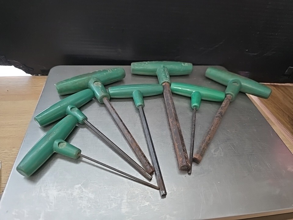 T Wrenches Set Of 7 (2 3 4 5 6 8 10 Mm) | eBay