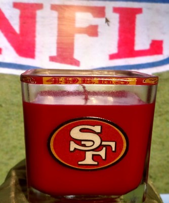 49ers Soy Sports Candle Scented,*YOU CHOOSE TEAM & SCENT*Nice Gift* | eBay