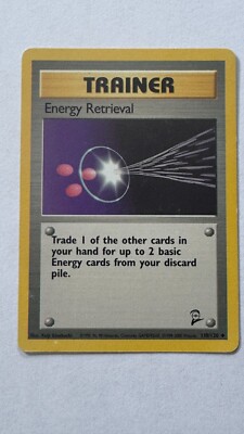 Trainer - Energy Retrieval 110/130 - Trainer Base Set 2 - Pokémon TCG ...