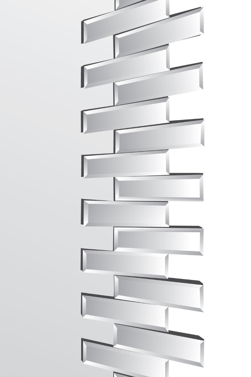 Extra Large Modern Unique 3D Sunburst All Glass Venetian Rectangular ...