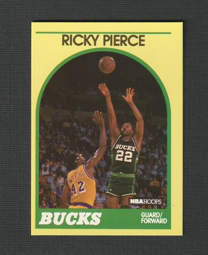 1989-90 Hoops Superstars Yellow Ricky Pierce #56 Milwaukee Bucks | eBay