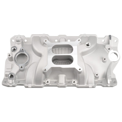 Intake Manifold SBC for Chevy 305 350 383 1955-1986 Satin | eBay