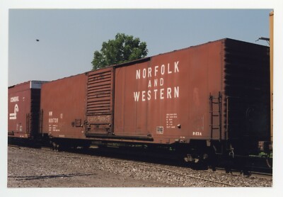 Norfolk & Western Boxcar #600739 ORIGINAL 4 x 6 Color Photo Print | eBay