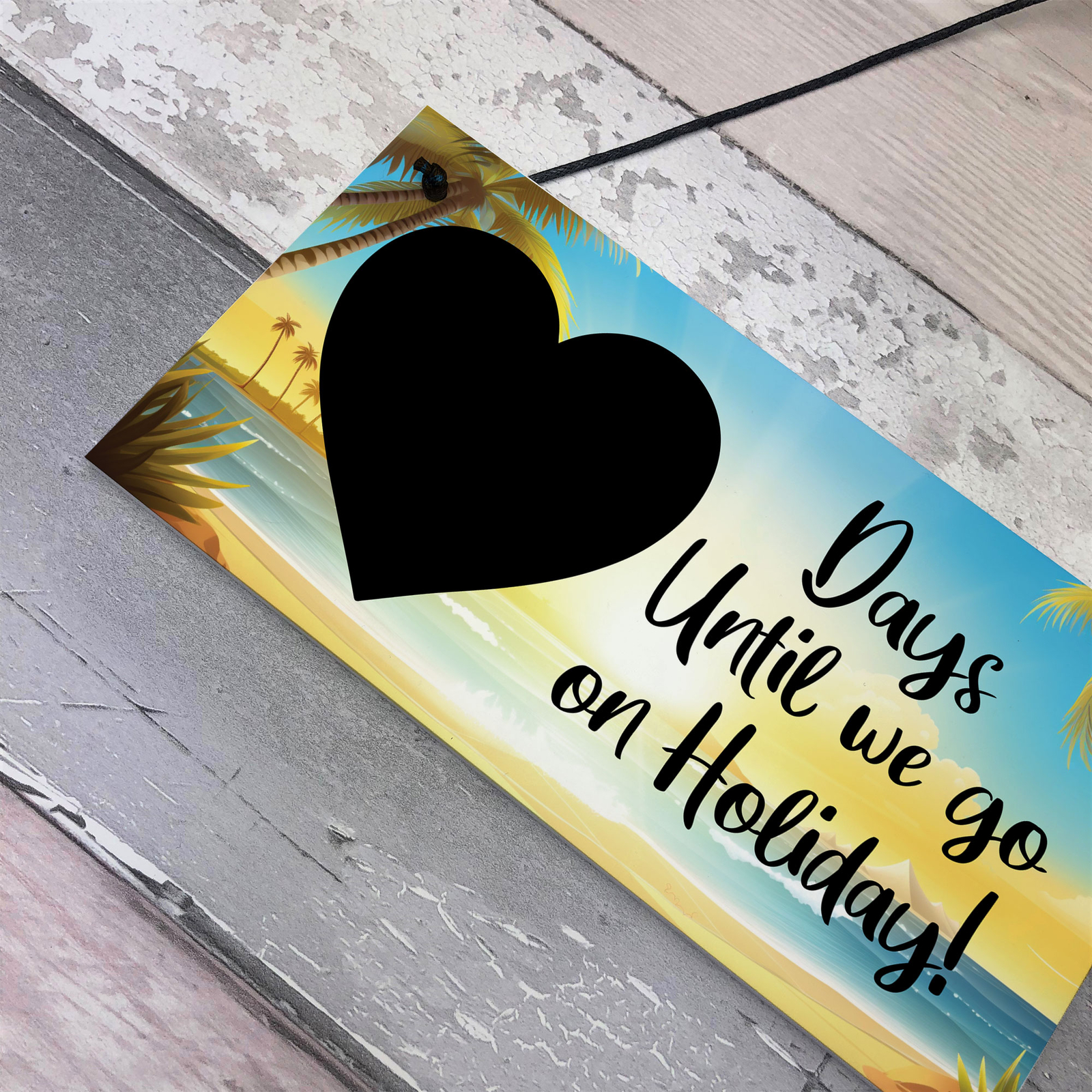 Holiday Countdown Sign Days Until Holiday Plaque Travel Holiday Gifts ...