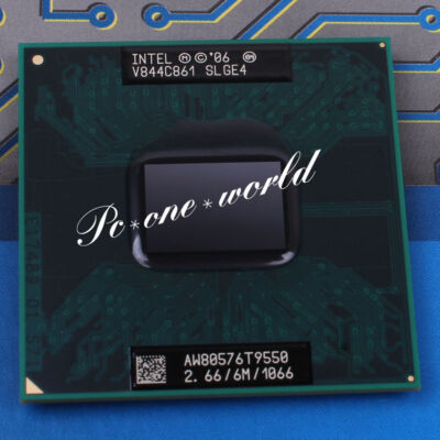 100% Working Intel Core 2 Duo T9550 2.66GHz Dual-Core Laptop Processor ...