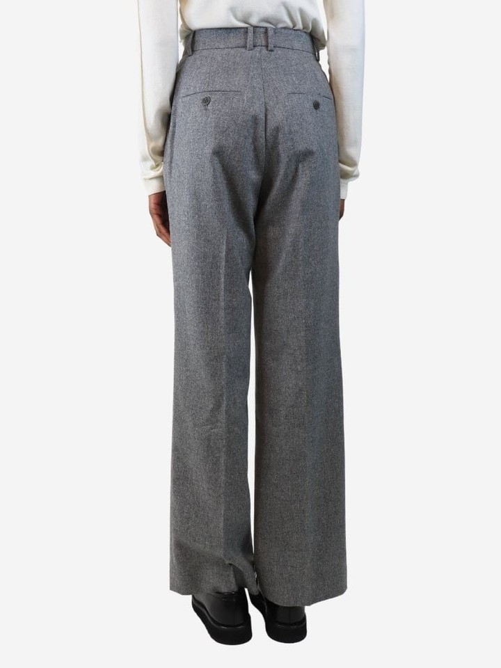 Issue Twelve - Light grey Stanley wool trousers - size UK 8 | eBay UK