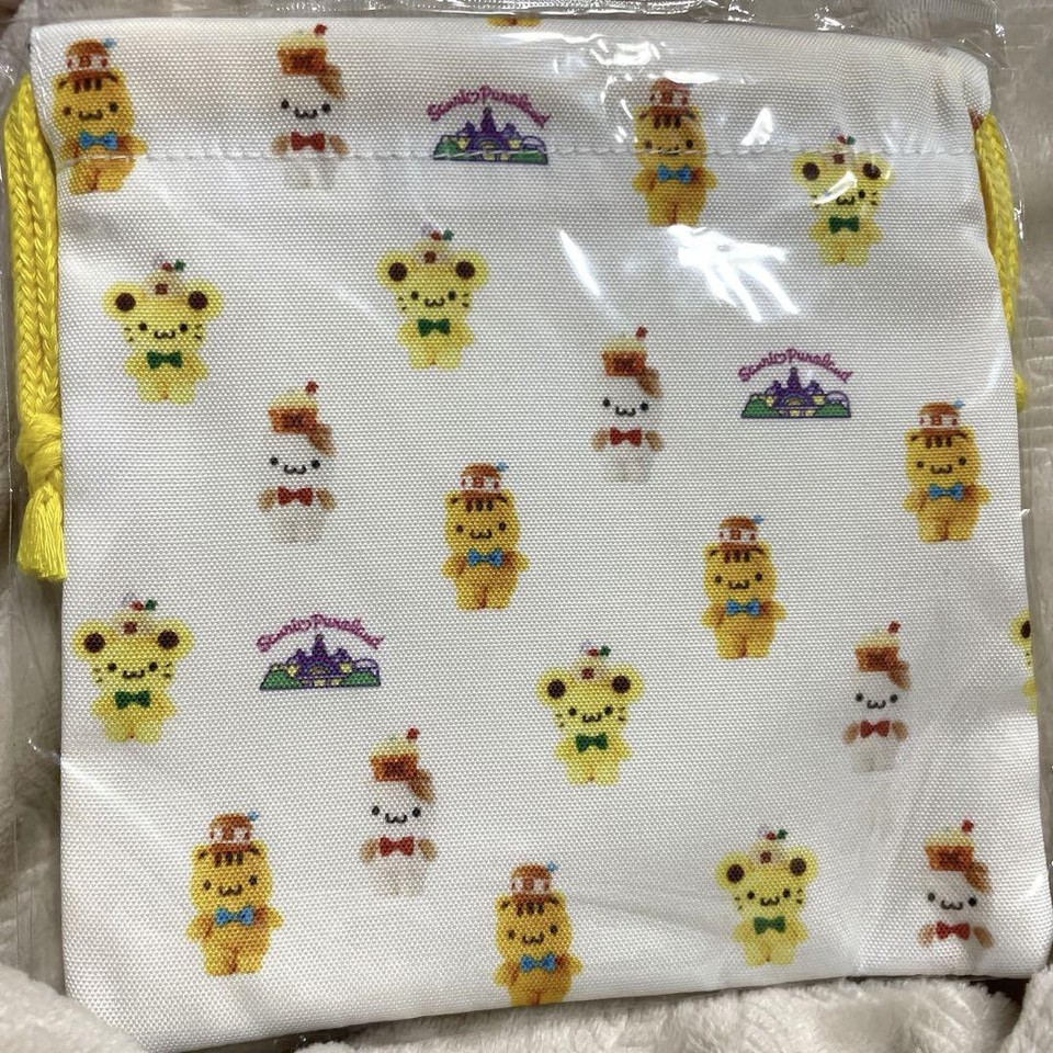 Sanrio Pom Pom Purin Team Pudding Plush Drawstring Bag - Limited ...