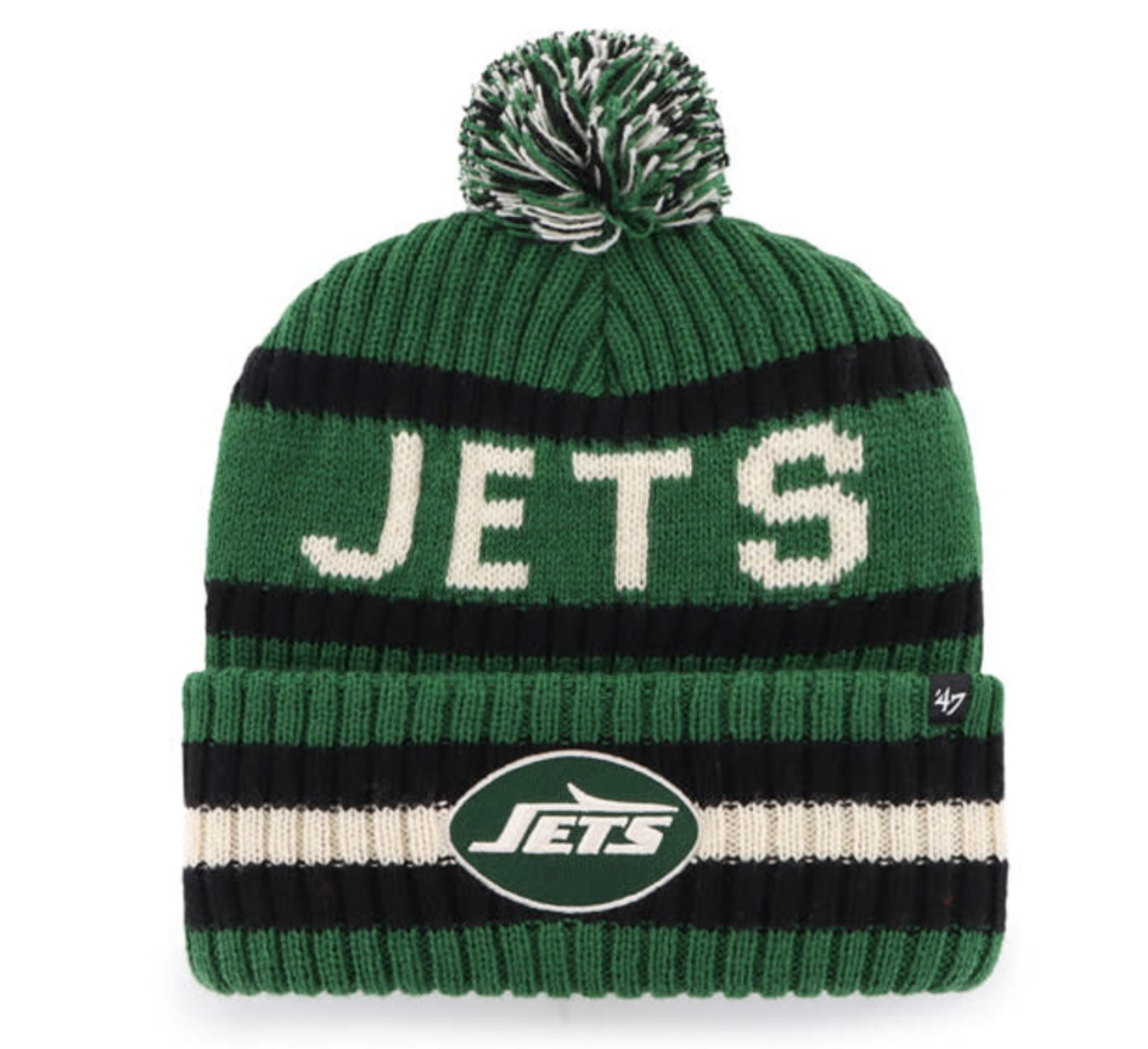 New York Jets NFL '47 Brand Winter Beanie Knit Ski Cap Hat | eBay