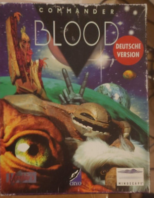 Commander Blood (Mindscape 1994) IBM PC (Box, CD-Rom, Manuals) Classic ...