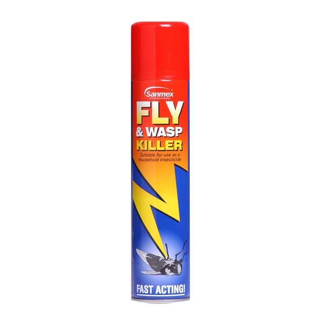 12 X Tox Fly & Wasp Killer Insecticide Fast Acting Aerosol Spray 300ml ...