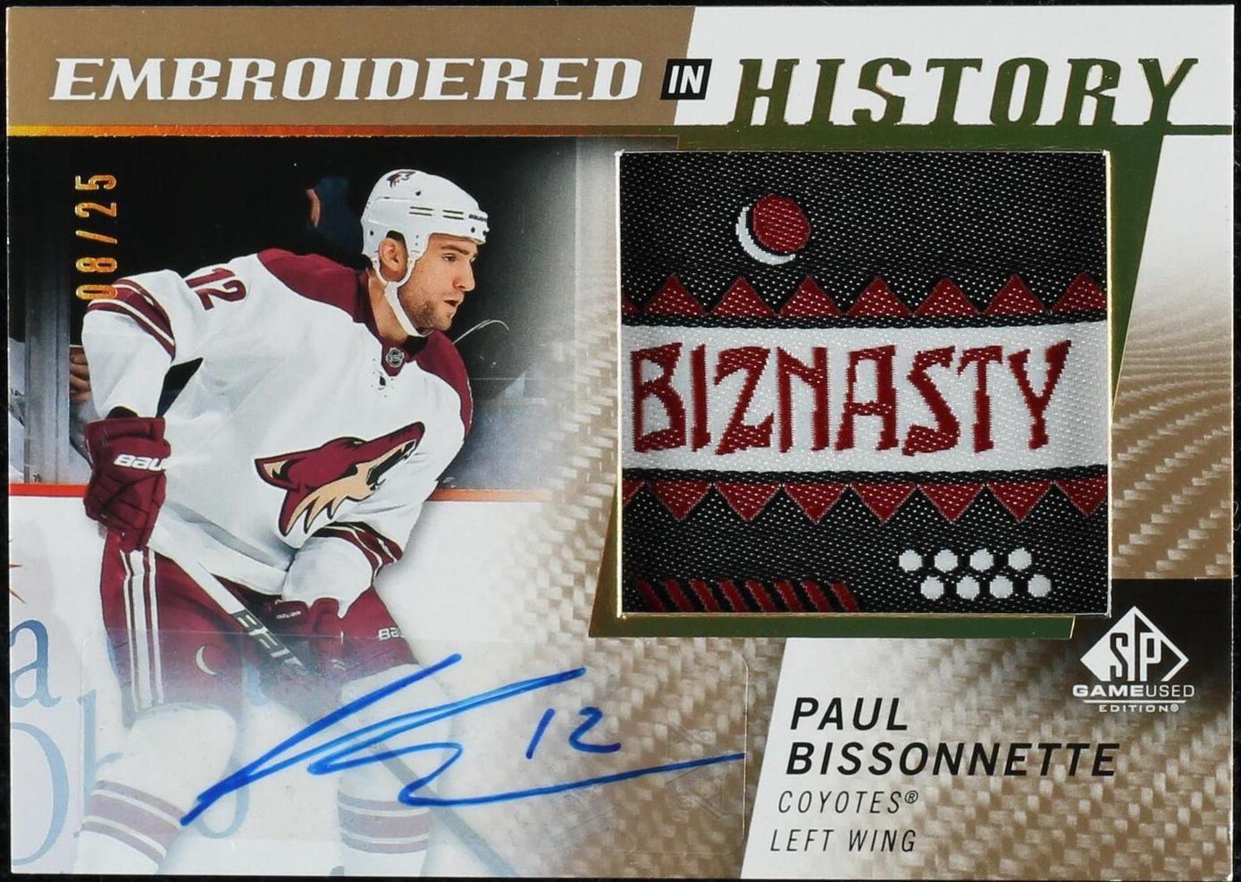 2021-22 Upper Deck SP Game Used - Embroidered in History Legends Paul ...