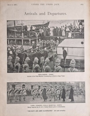 1900 Imprimé Guerre des Boers Lord IVEAGH'S Field Hôpital Corps ...