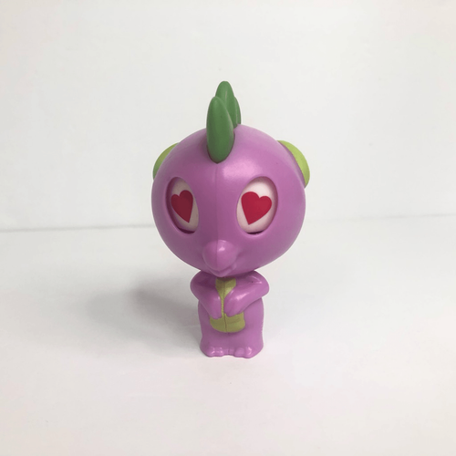 my little pony spike pink dragon heart changing eyes mcdonalds happy ...
