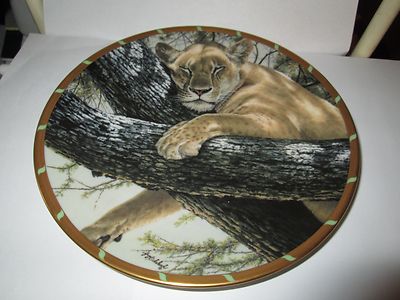 Lenox Guy Coheleach's Royal Cats Plate Collection Cat Nap No Box | eBay