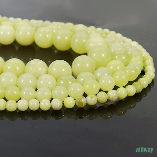 Natural Lemon Jade Gemstone Spacer Beads 15.5'' 2mm 3mm 4mm 6mm 8mm ...