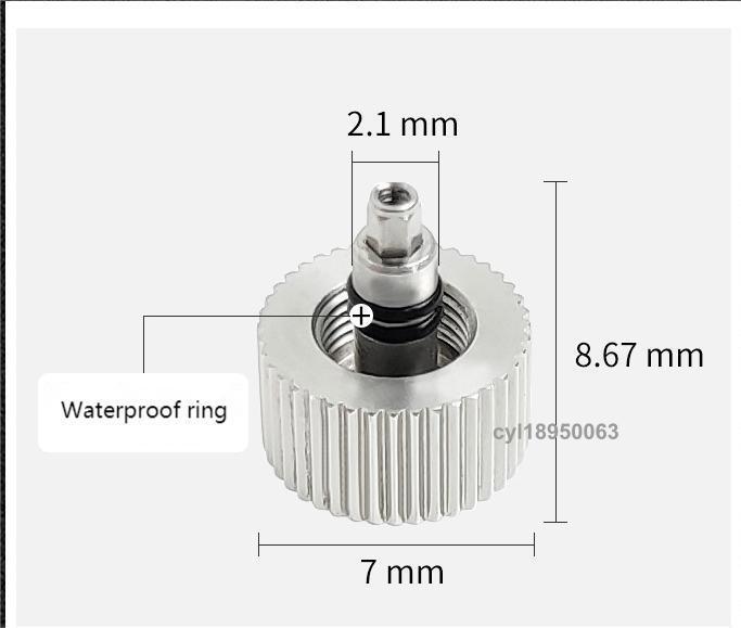 Knurled Crown SKX007/9 Stainless ‘S’ Steel Crown For 7S26 NH35 NH36 ...