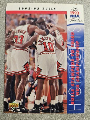 1993 Upper Deck #208 1992-93 Bulls Chicago Bulls Basketball Card | eBay
