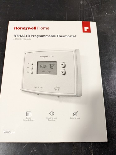 Honeywell 1-Week Programmable Thermostat (RTH221B1039) for sale online ...