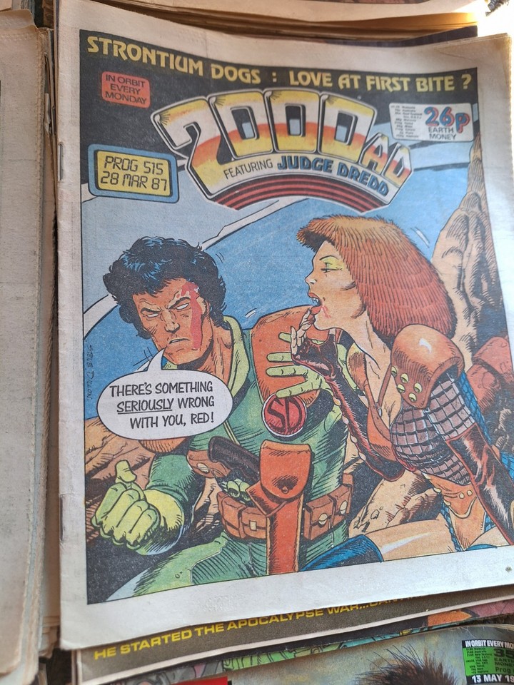 2000AD Judge Dread comics - x86 Comics - job lot - RARE issues from 11 ...