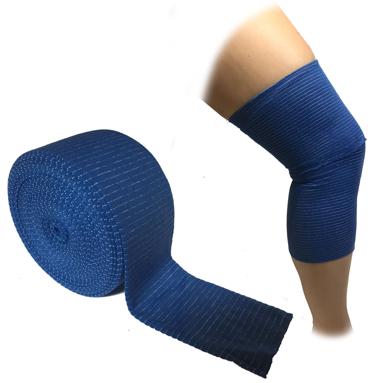 1 Metre of Sterogrip Blue Elastic Catering Support Bandage Chefs ...