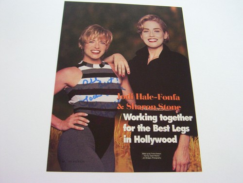 SEXY BODYBUILDER JODI HALE-FONFA AUTHENTIC AUTOGRAPHED EARLY IN CAREER ...