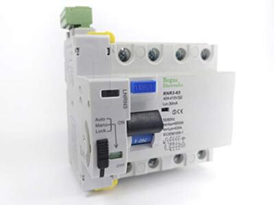 Interruttore differenziale trifasico (3P+N), auto riarmabile, super ...