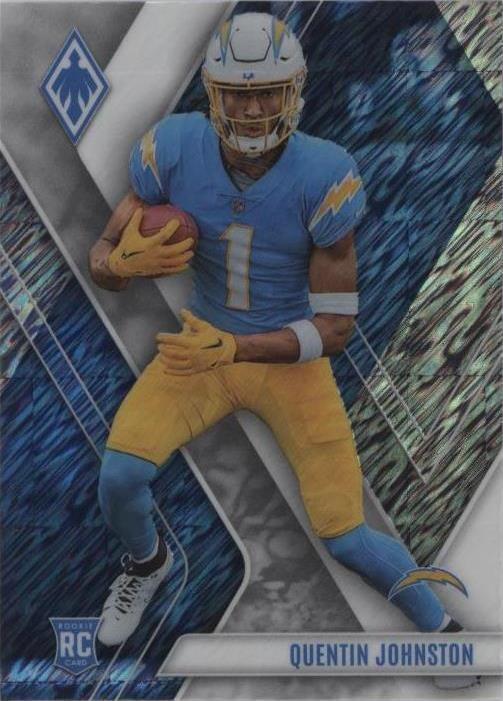 2023 Panini Phoenix - Rookies Quentin Johnston #107 White Shimmer (RC ...