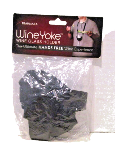 Wine Yoke Glass Holder, Wine Party Time Hand Free Wine Glass Holder ...