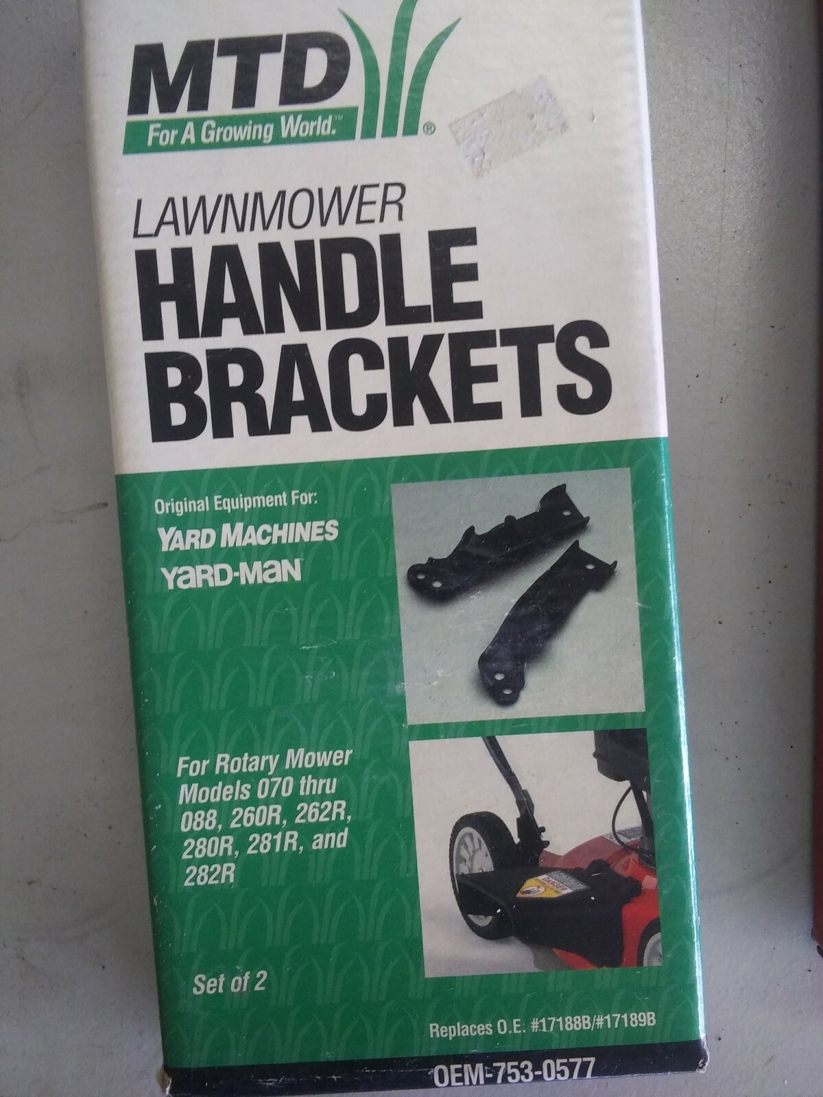 Obselete MTD Handle Brackets 753-0577 | eBay