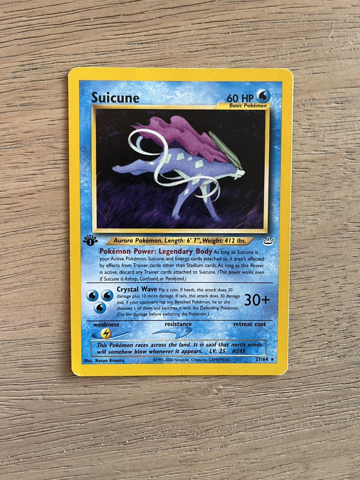 Suicune 1st Edition Neo Revelations 27/64 Non-Holo | eBay