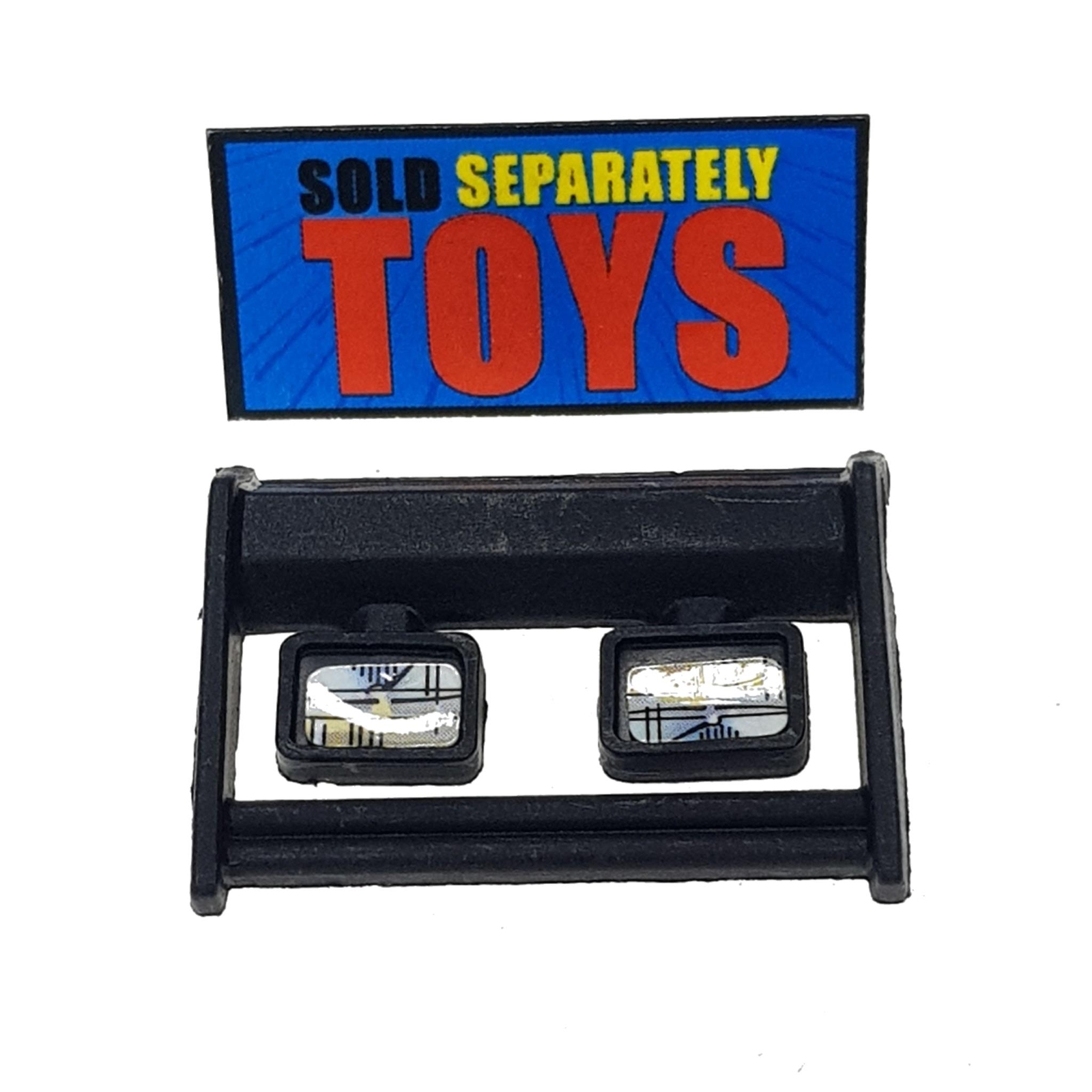 Vtg M.A.S.K. Firecracker FRONT FOG LIGHTS 1985 MASK Kenner black ...