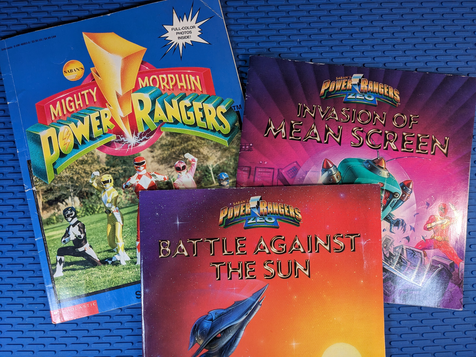 Vintage Power Ranger Books Battle Sun Invasion of Mean Screen by ...