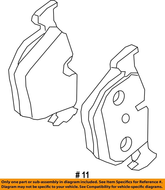 Genuine OEM Rear Disc Brake Pad Set for BMW 34216768471 X5 X6 for sale ...