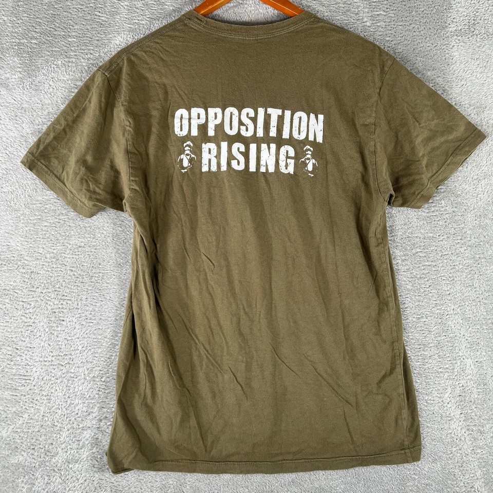 Opposition Rising Riot Starter EP Shirt Mens Large Punk Emo Band Tee ...