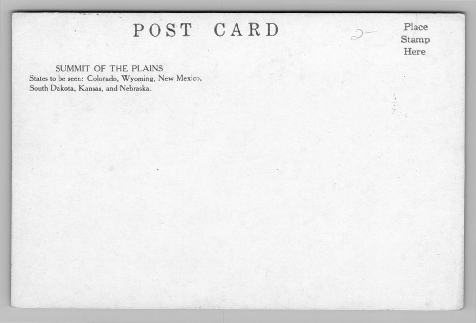 Pictograph Museum Tower Gas Station Cars Plains Genoa Colorado VTG UNP ...