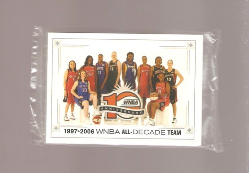2006 wnba all-decade team set, sealed #ed,sue bird,dawn staley,leslie ...