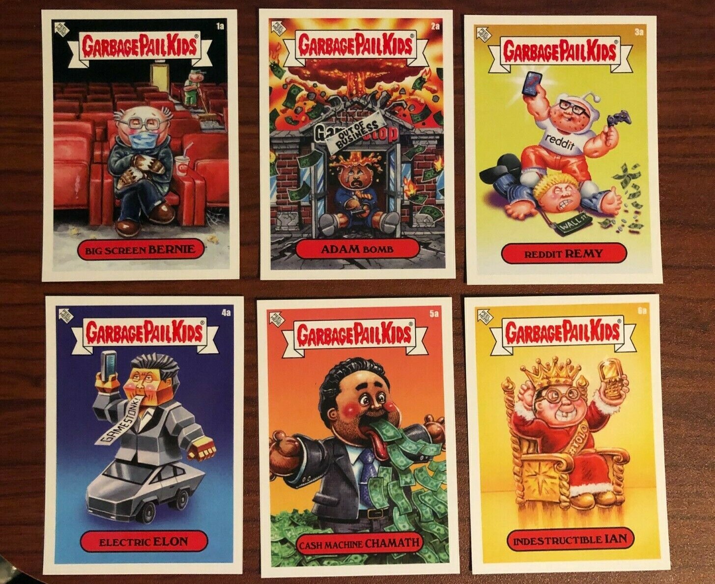2021 Garbage Pail Kids GPK GAMESTONK - Gamestop Reddit Spoof Set - YOU ...