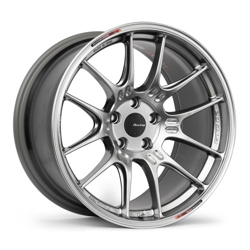 Enkei GTC02 18x10.5 5x114.3 15mm Inset 75 Bore Diameter Hyper Silver ...