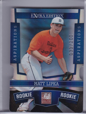 2010 PANINI ELITE #112 MATT LIPKA ROOKIE RC ATLANTA BRAVES 33/200 | eBay