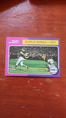 1975 Topps Mini - World Series - 1974 Los Angeles Dodgers, Oakland ...
