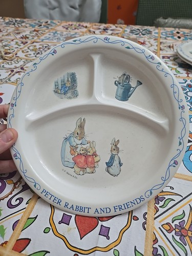 Eden Peter Rabbit & Friends Beatrix Potter Divided Child's Plate ...