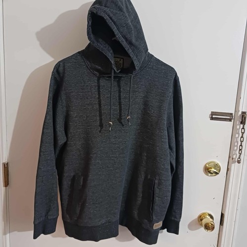 Dravus Hoodie XL Charcoal Pullover Fleece Terry Long Sleeve Preowned ...