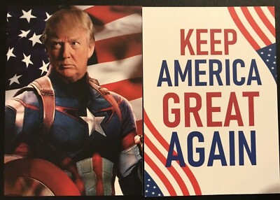 Donald Trump 2020 ACEO Captain America Keep America Great Again | eBay