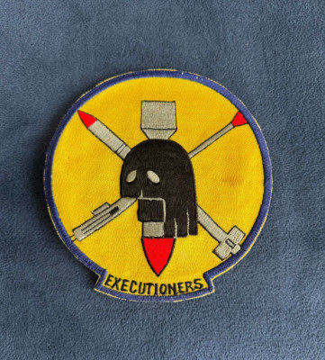 US NAVY SQUADRON PATCH VF-114 EXECUTIONERS KOREAN WAR ERA MINT | eBay