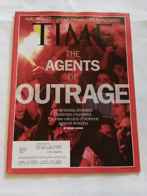 2012 September 24, TIME Magazine, Agents Of Outrage..Violence Against ...