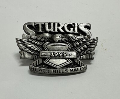 Vintage 1999 STURGIS Black Hills Rally Pin Eagle Wings Designer Line ...