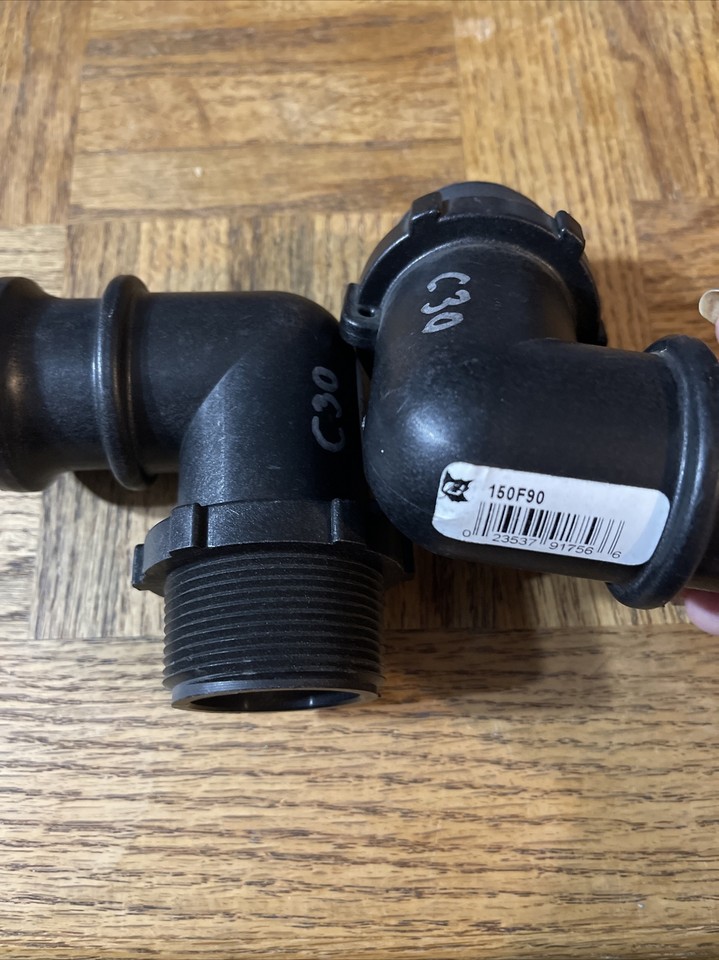 Green Leaf 150F90 - 1½" 90° MALE ADAPTER x 1½" MALE THREAD - COUPLINGS ...